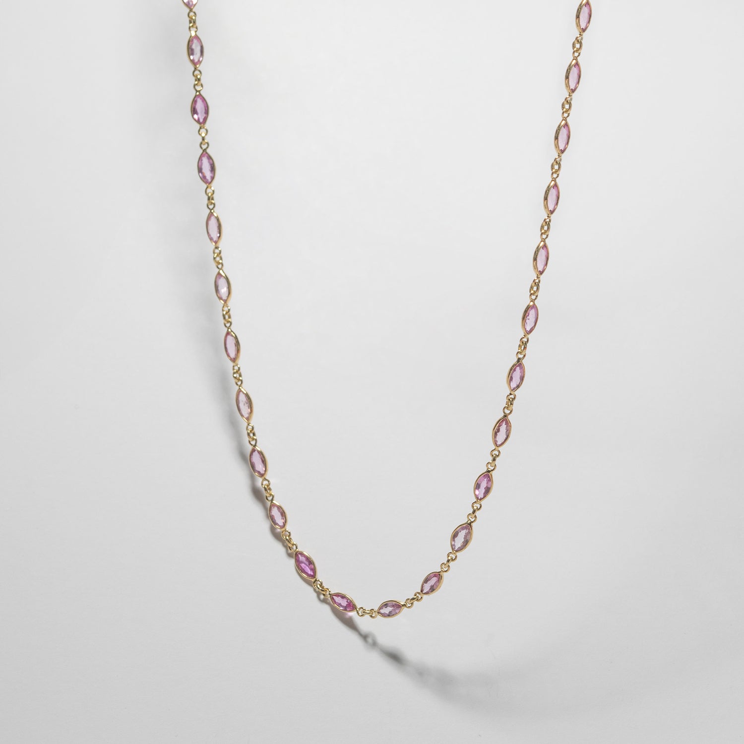 Camellia Pink Sapphire Necklace – ILA SODHANI
